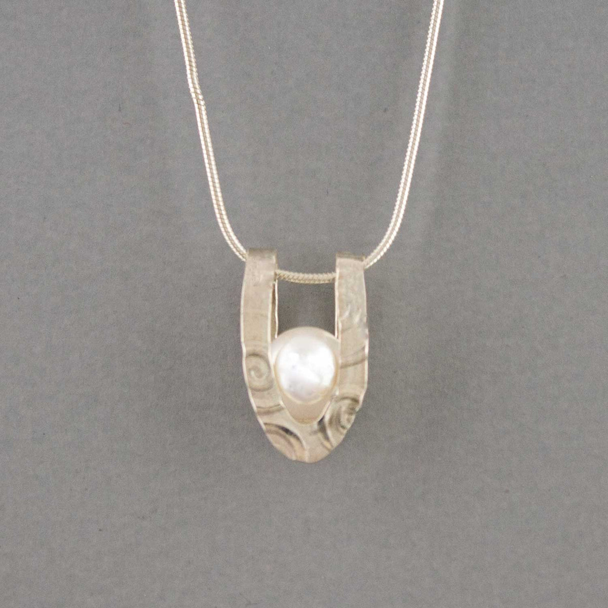 Caged Pearl - Necklace – Shaffer Studio